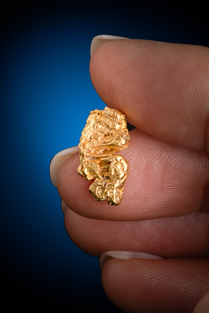 Beautifully Hoppered and Rare Crystallized Gold from the Yukon - 1.87 grams [T3049] - $419.00 ...